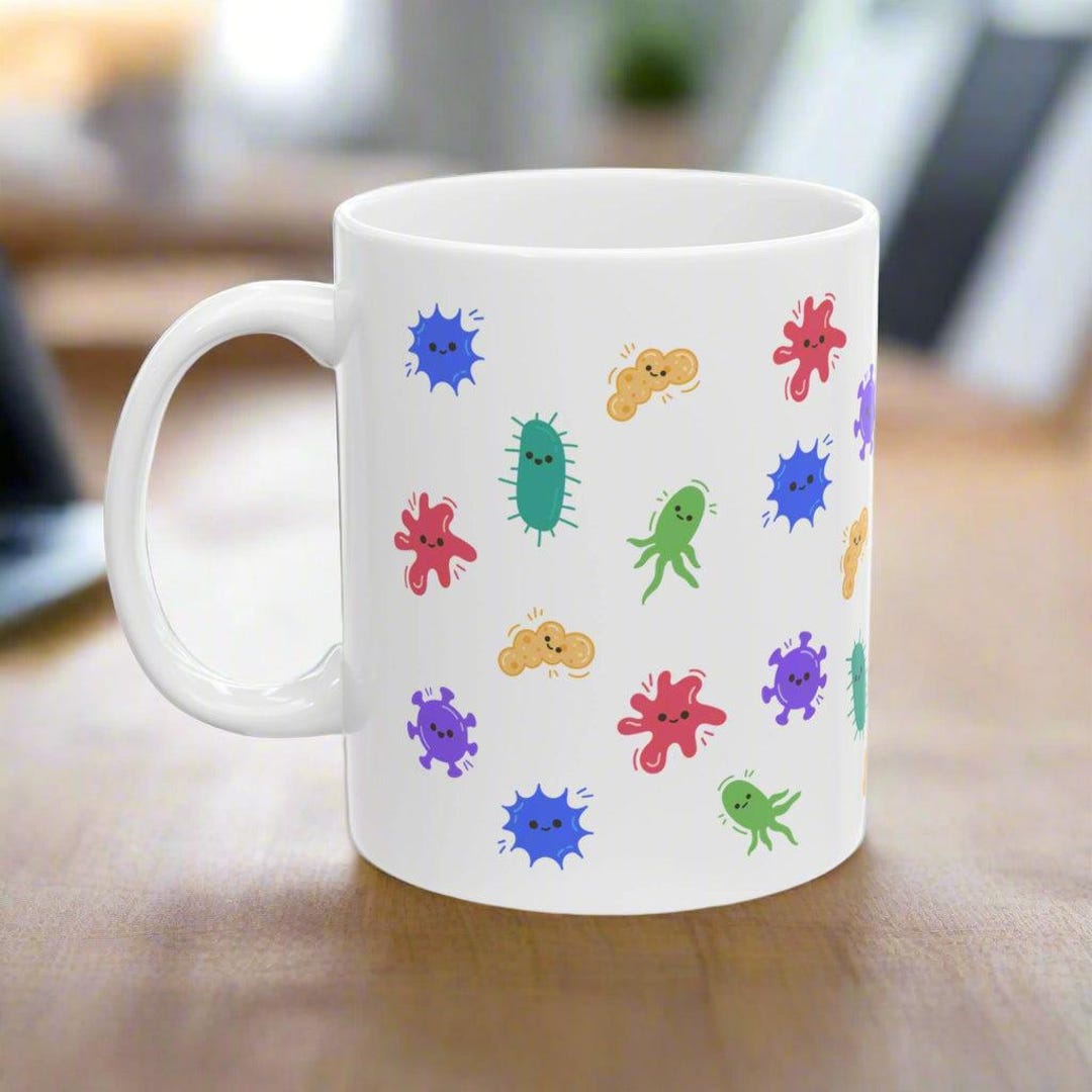Funny Microbiology Coffee Mug, Infectious Disease Lab Tech Gift - Etsy