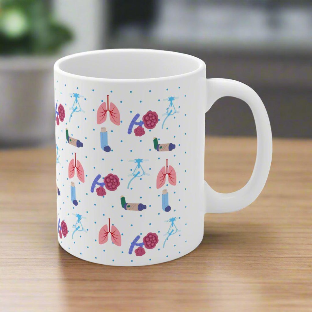 Pulmonology Mug | Respiratory Therapist Gift, Lung Disease Doctor ...