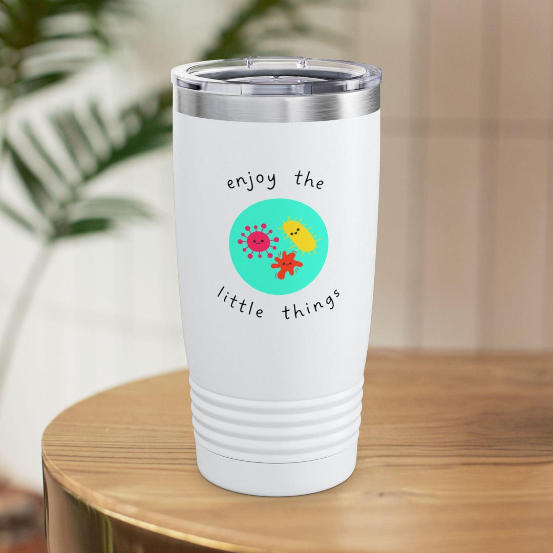 Microbiology Tumbler, Science Gift for Biologists, Virology Tumbler for ...