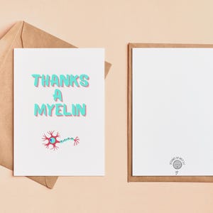 Printable Neurology Thank You Card: Neuro Nurse, Doctor Gift (PDF) - Etsy