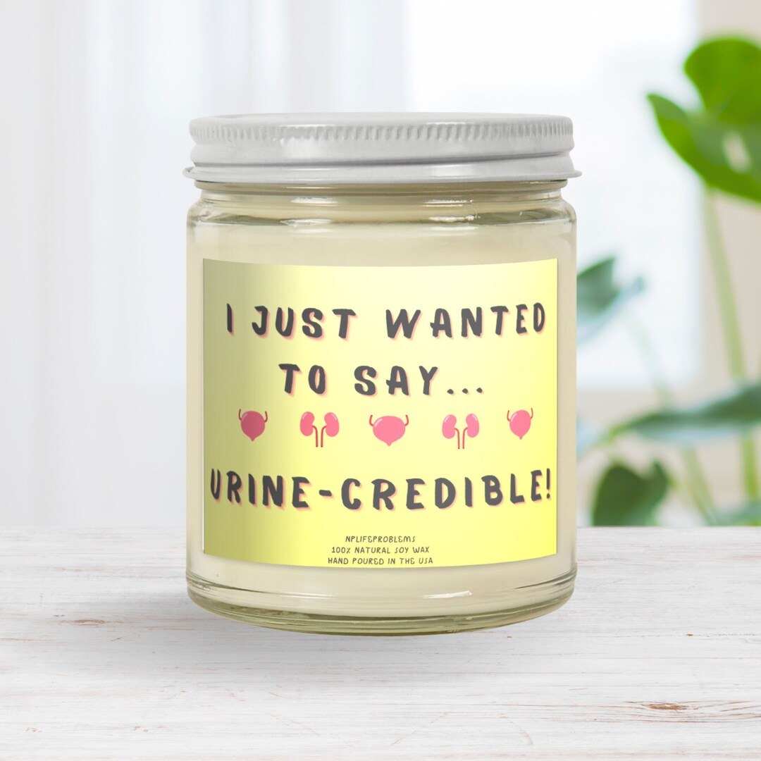 Urologist Graduation Gift Candle Urology Resident Nurse Gift Humor ...