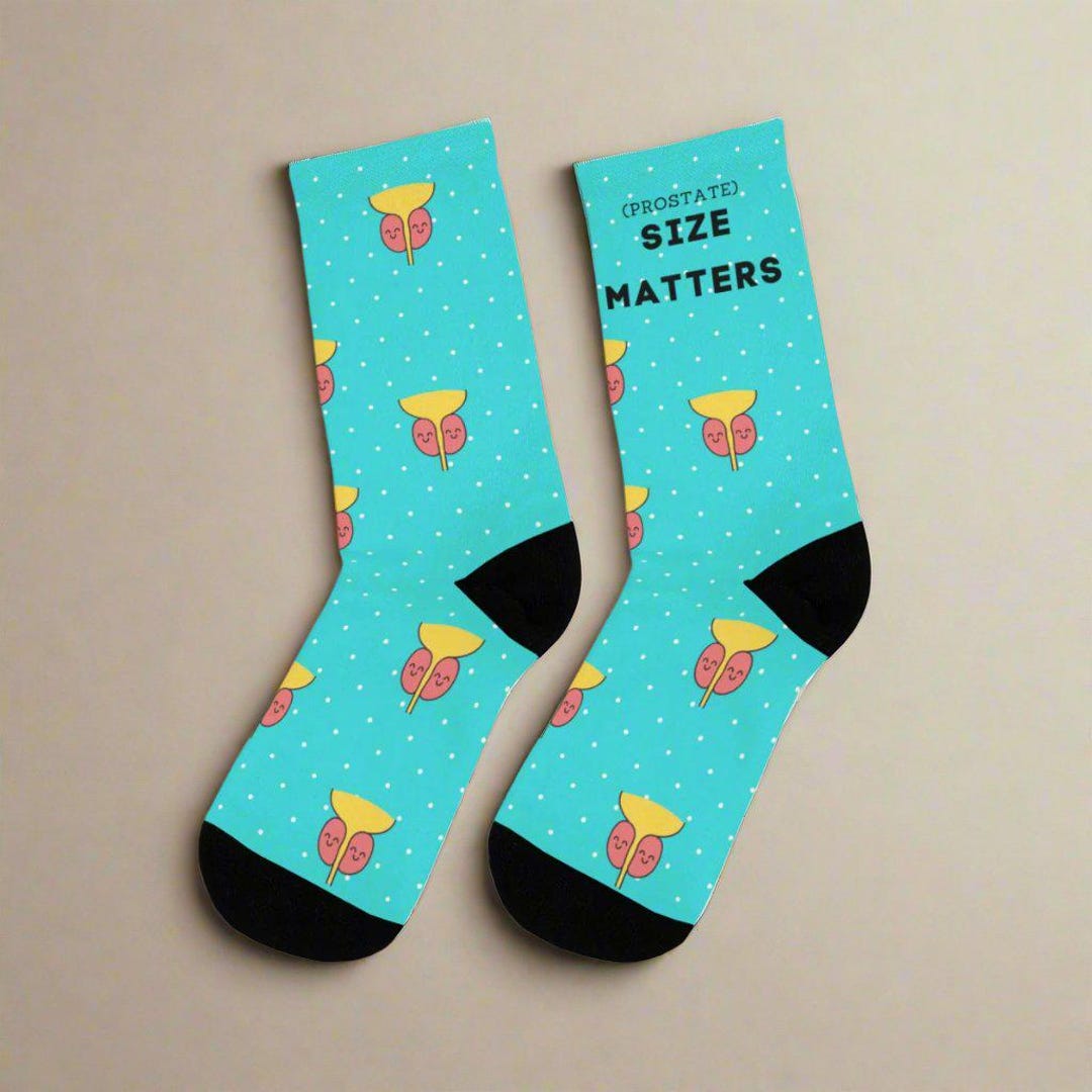 Funny Urology Socks, Prostate Anatomy Socks for Urologists, Urologist ...