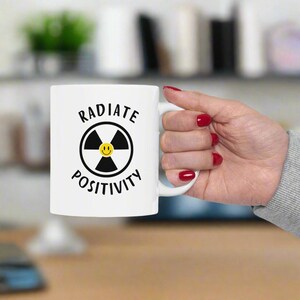 Radiate Positivity Mug, Radiology Tech Gift - Etsy