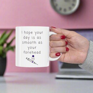 Nurse Injector Mug: Smooth Forehead Medical Aesthetics Gift - Etsy
