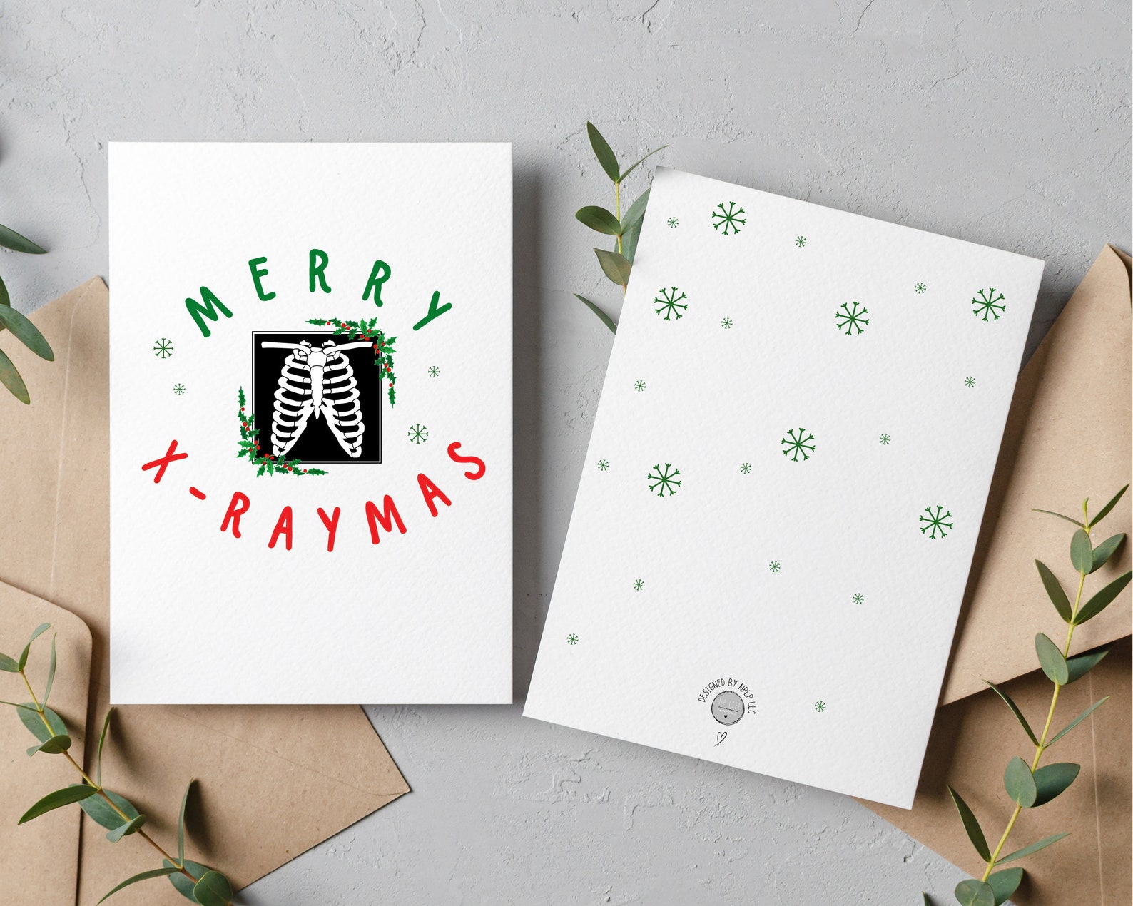 Funny Radiology Christmas Card, X-ray Tech Gift (digital Download) - Etsy