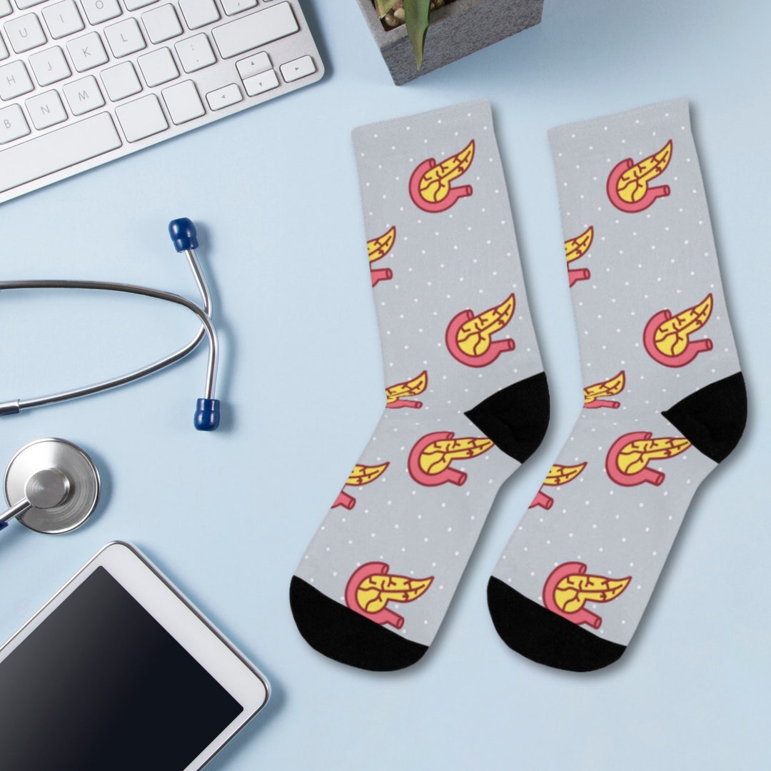 Pancreas Socks Endocrinology Socks Medical Student Nurse - Etsy