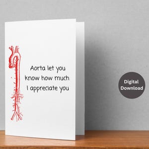 Printable Thank You Card for Doctors, Cardiology & Thoracic Surgeon ...