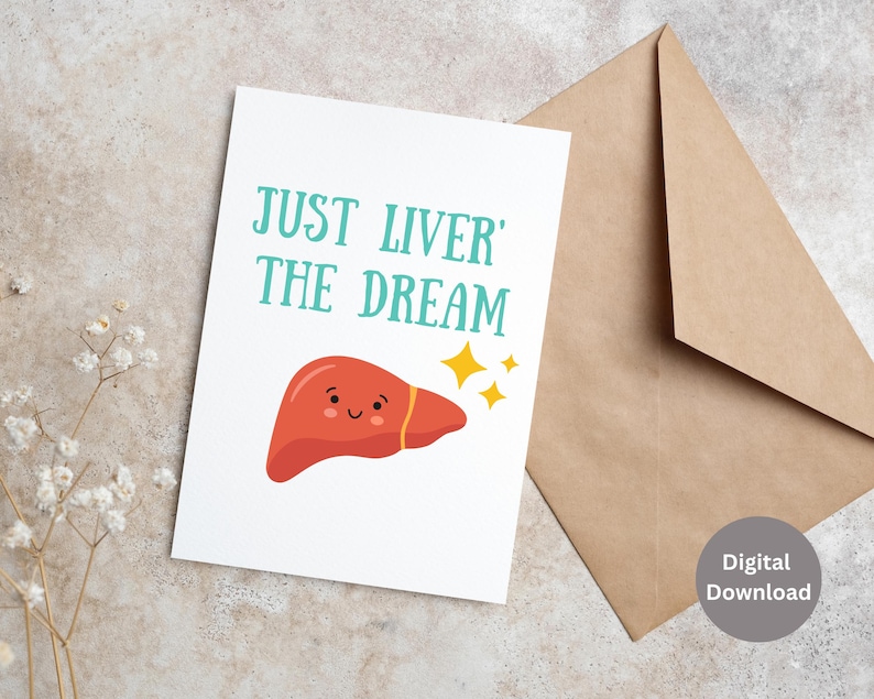 Printable Liver Transplant Card, Surgeon Gift, Match Day Card (PDF) - Etsy