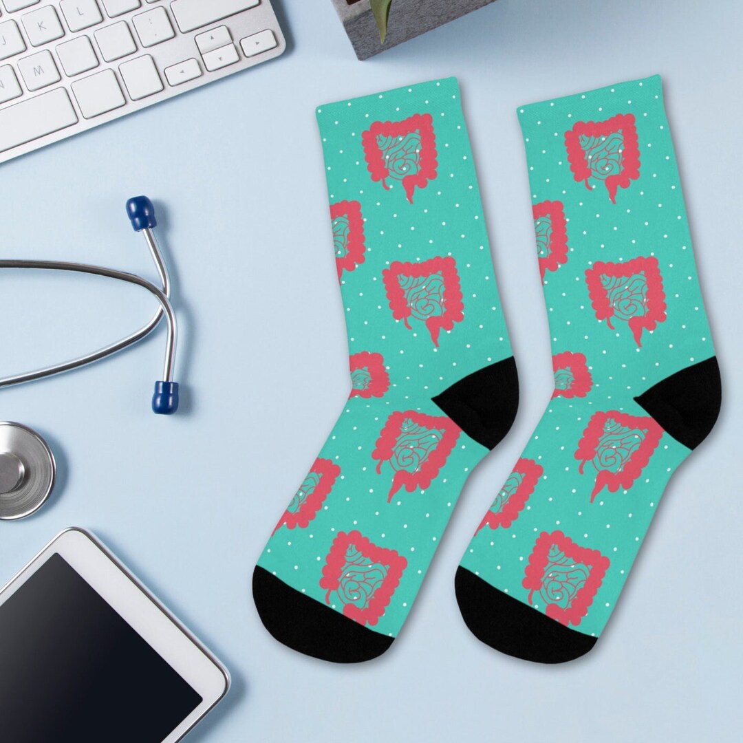 Blue Colorectal Socks, Colon, Surgeon Gift, General Surgery ...
