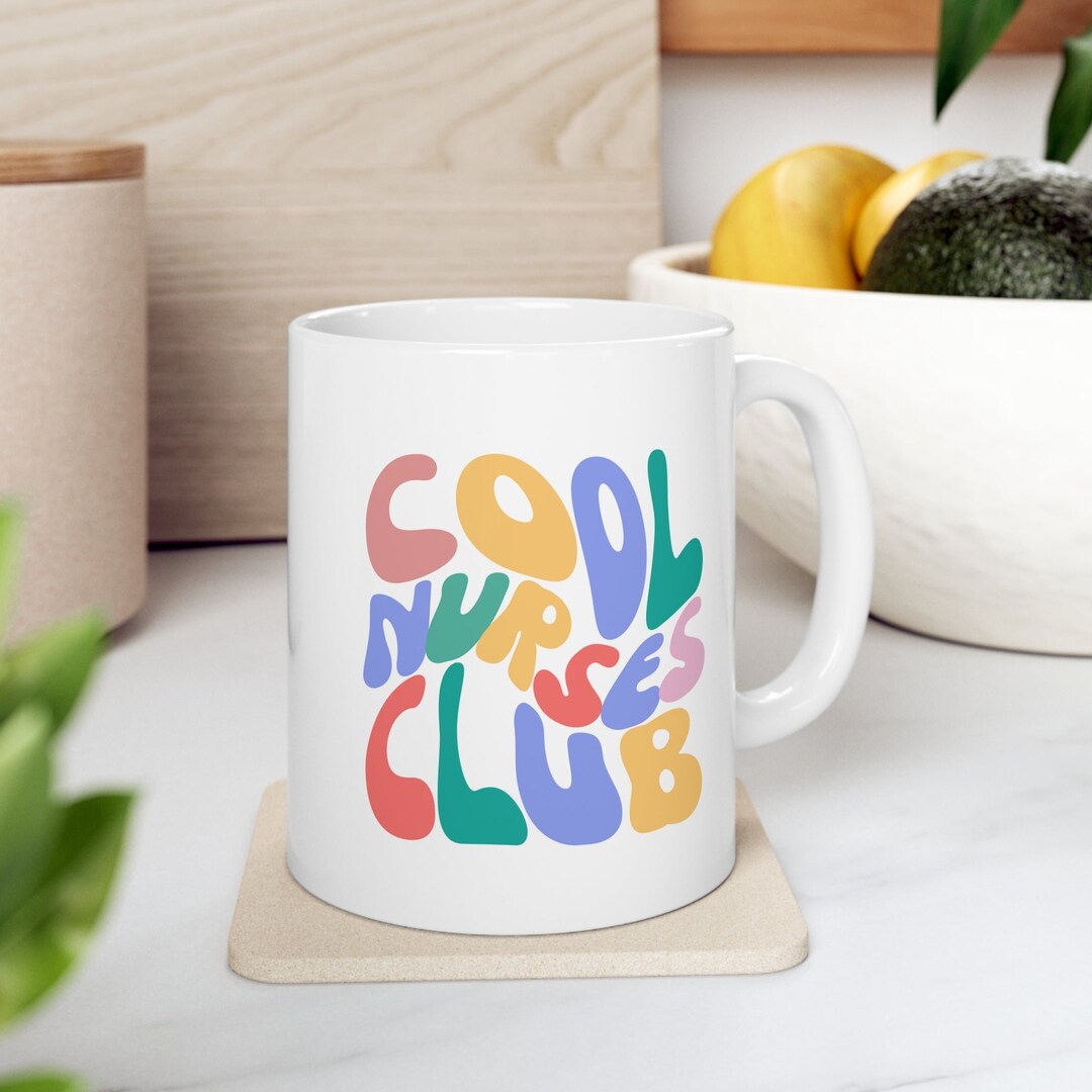 COOL Nurses Club Nurse Mug Graduation Gift Nursing School - Etsy