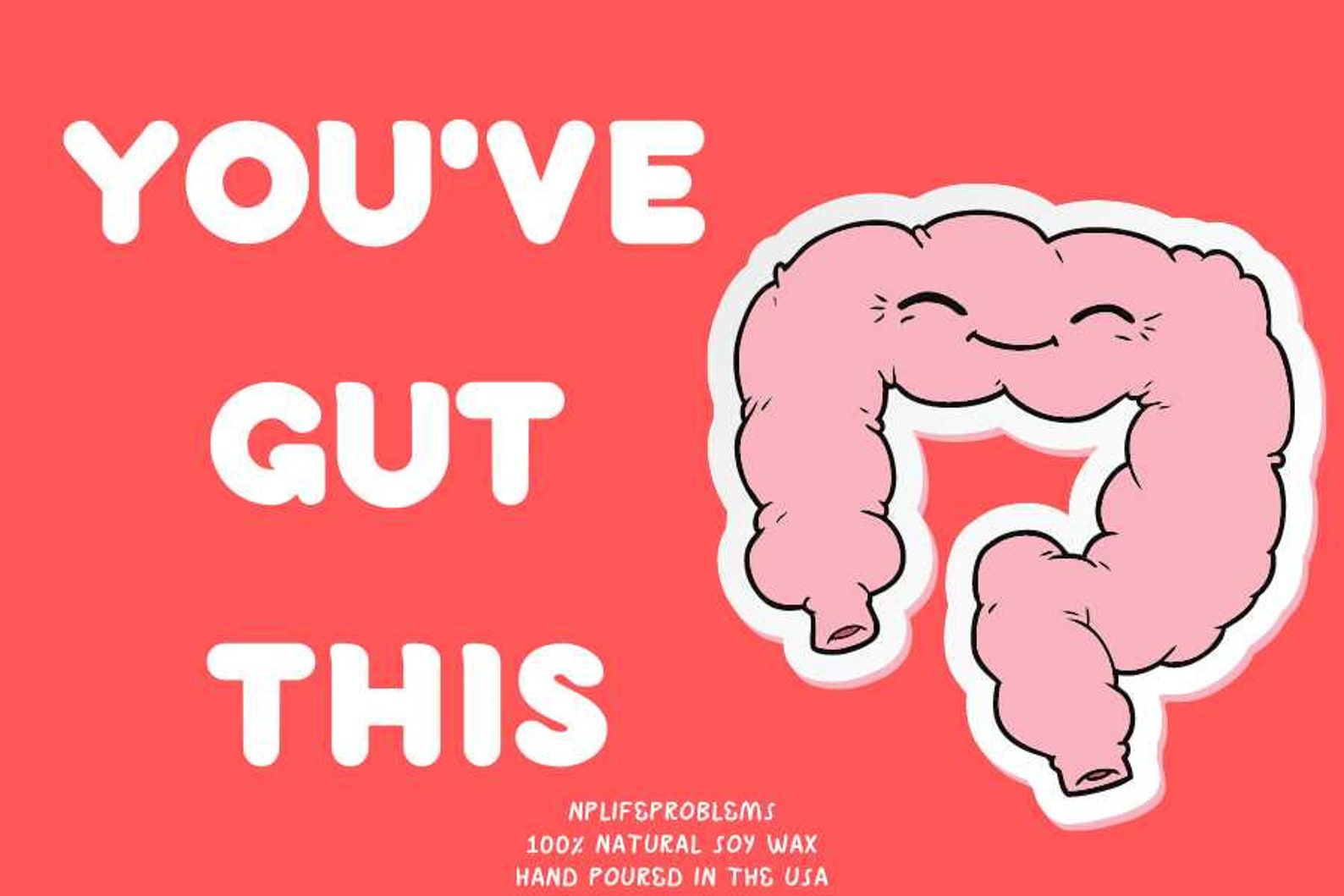 You've GUT This Motivation Candle Colorectal Surgery - Etsy