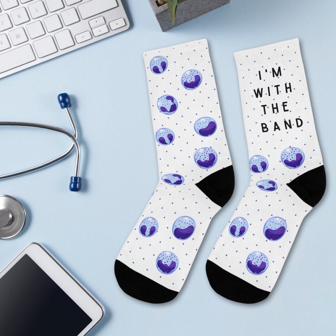 Hematology, Im With the Band Socks, Doctor Socks, Lab Tech Socks ...