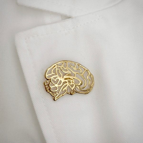 Brain Pin - Etsy