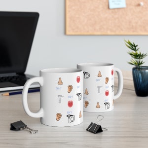 ENT Mug Ear Nose Throat Doctor , Nurse Coffee Mug, Otolaryngology ...