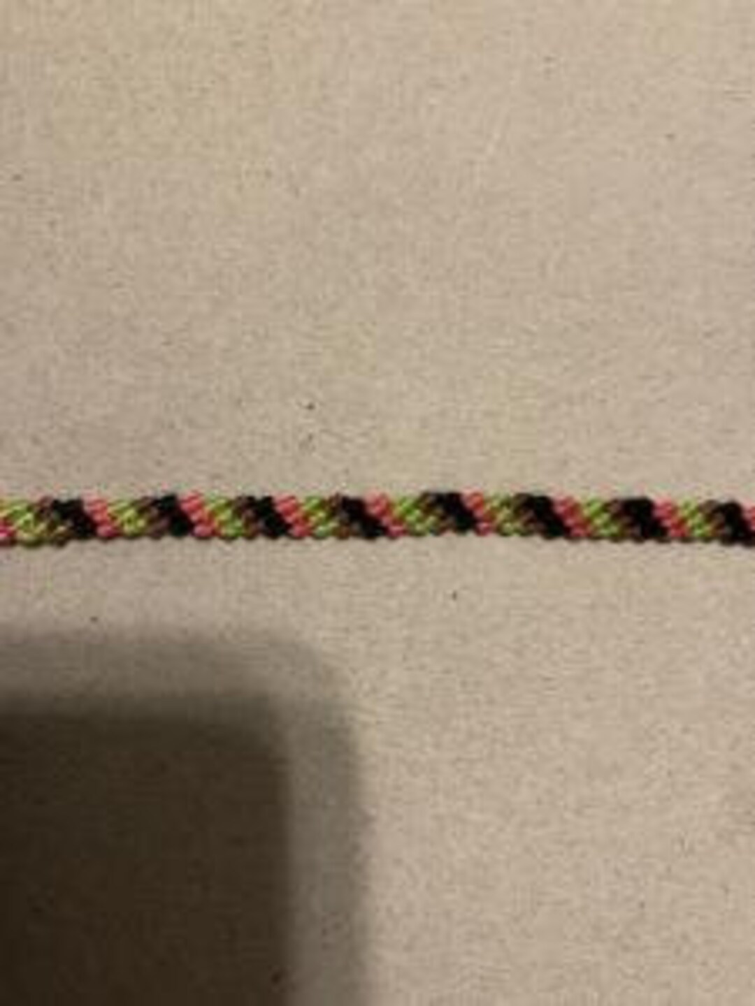 Candy Stripe Friendship Bracelet - Etsy
