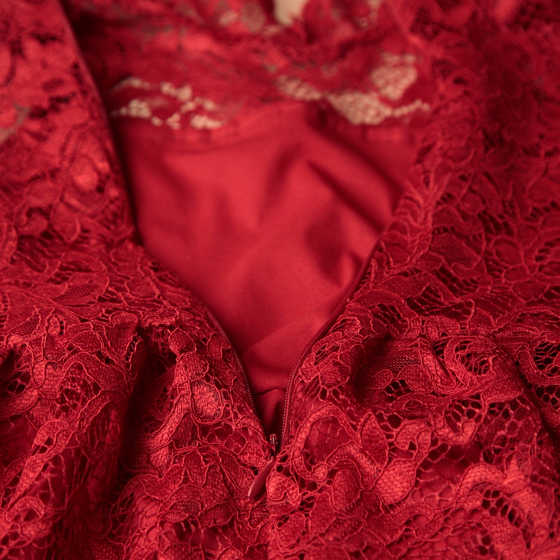 Red Lace Flower Girl Dress, Ivory Rustic Flower Girl Dress, Boho Lace ...