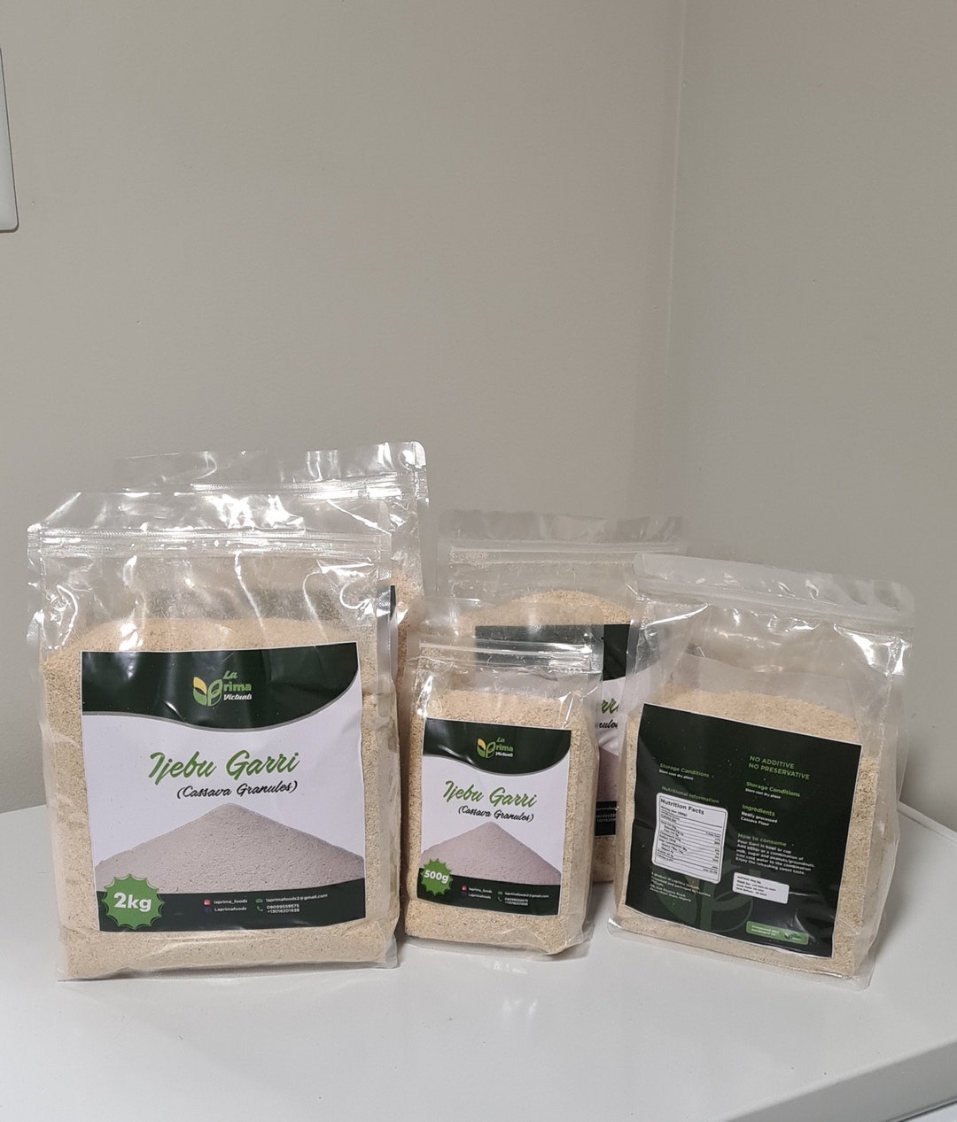 Garri Ijebu Original Cassava Flour 2kg - Etsy