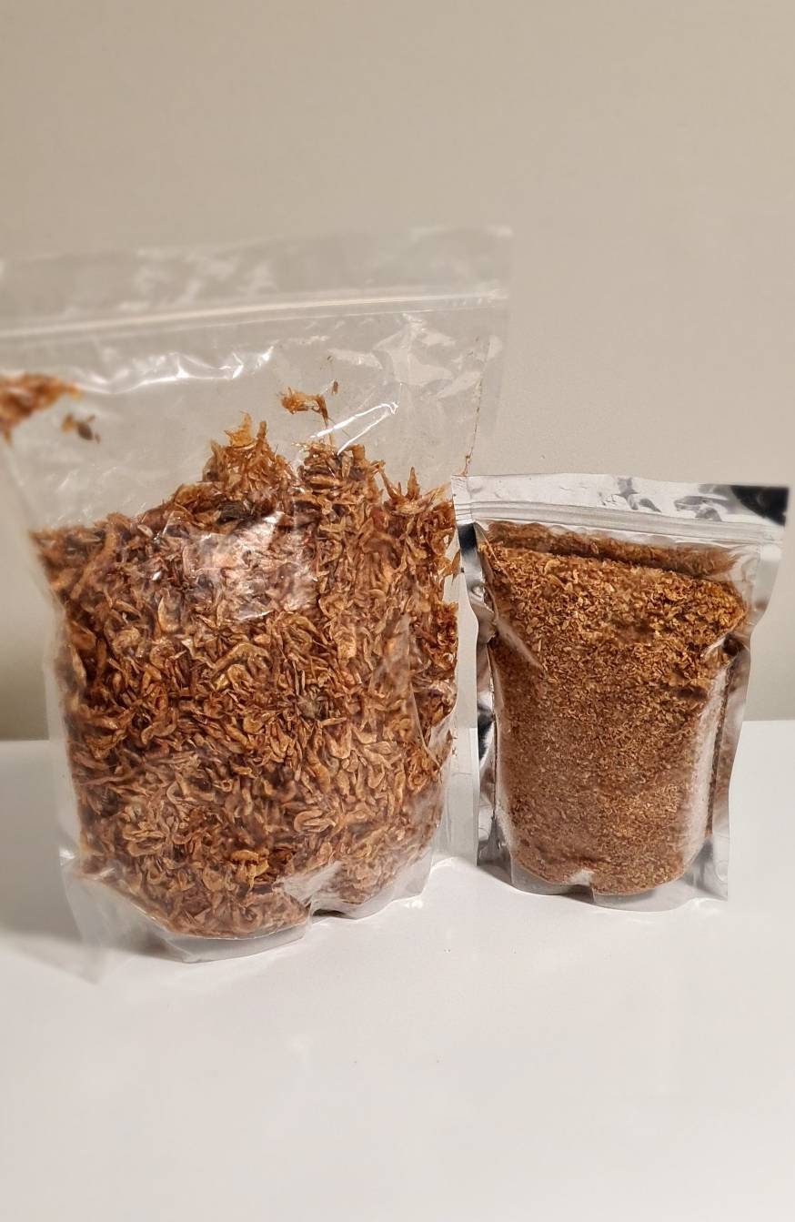 Dried Cray Fish, Dried Fish, Packaged Crayfish, Nsat Obu. Blended ...