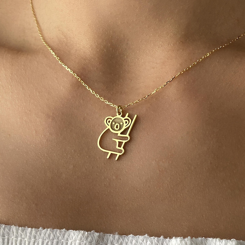 Koala Necklace - Etsy