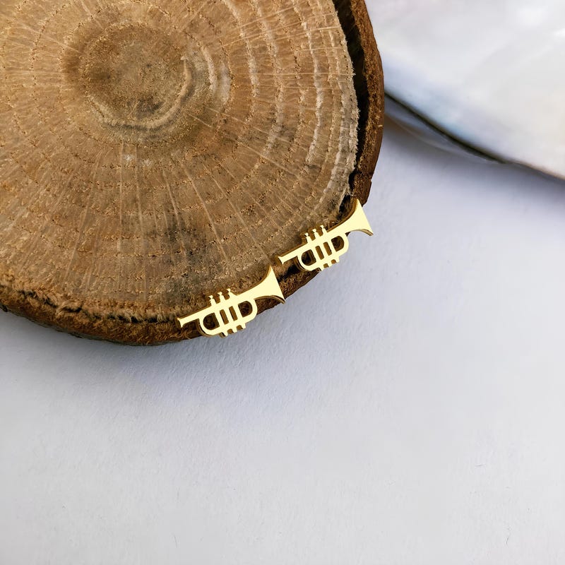 Trumpet Earrings Men - Etsy