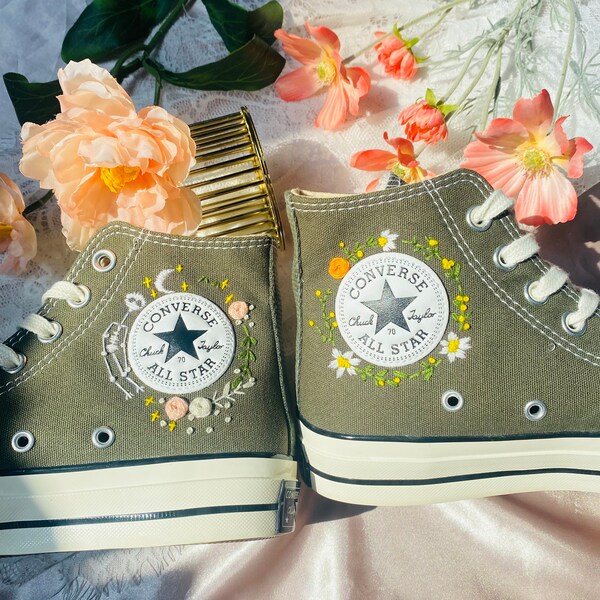 Custom Converse - Etsy