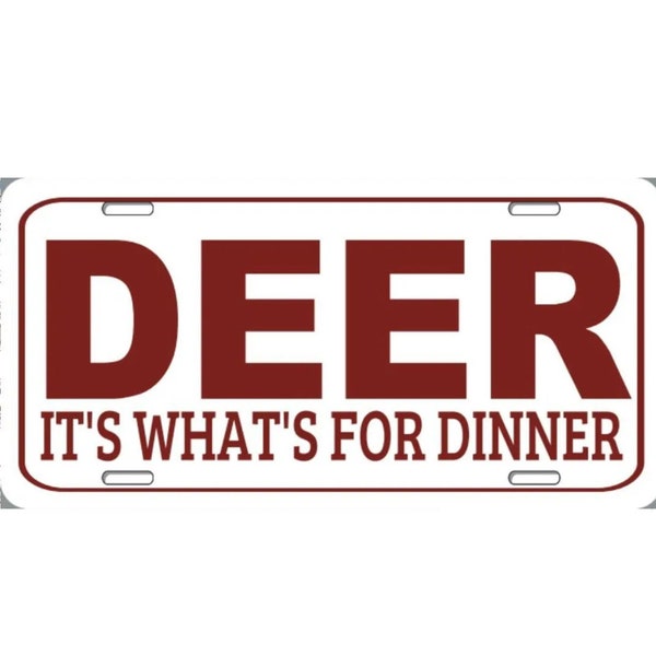 Deer License Plate - Etsy