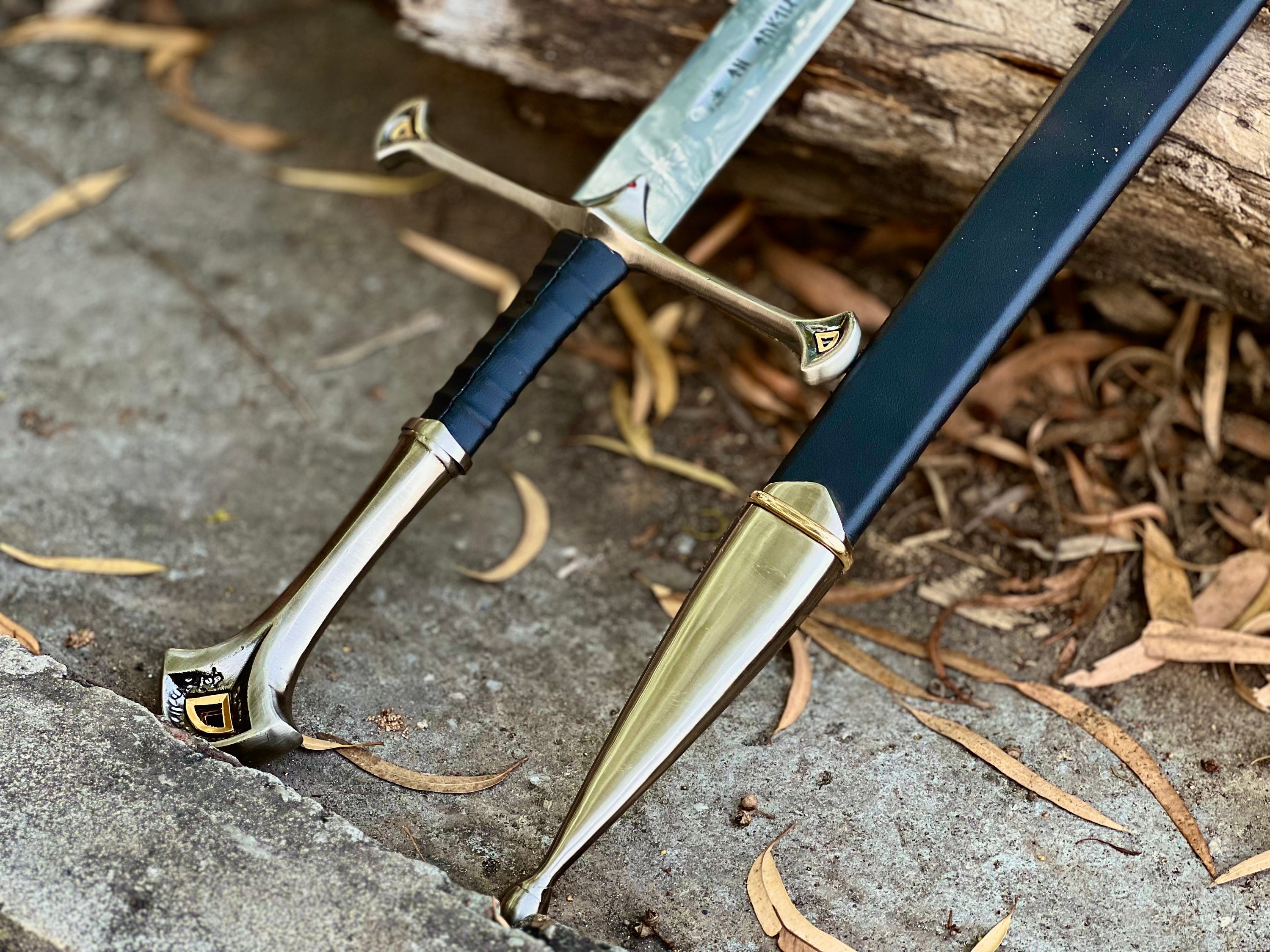 Personalised Handmade Viking Sword Anduril Sword of Strider LOTR ...