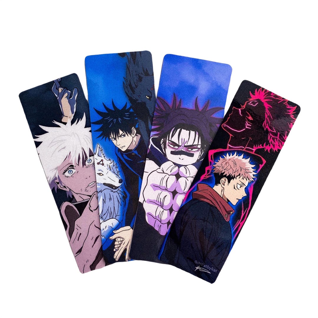 Jujutsu Kaisen Bookmark // Anime Bookmark // Manga Bookmark // Bookmark ...