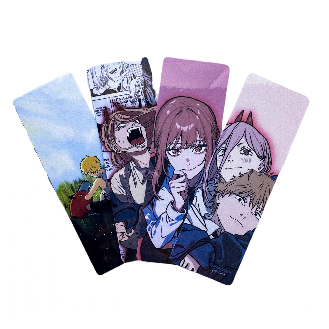 CHAINSAW MAN Bookmarks // Anime Bookmark // Manga Bookmark // Bookmark ...