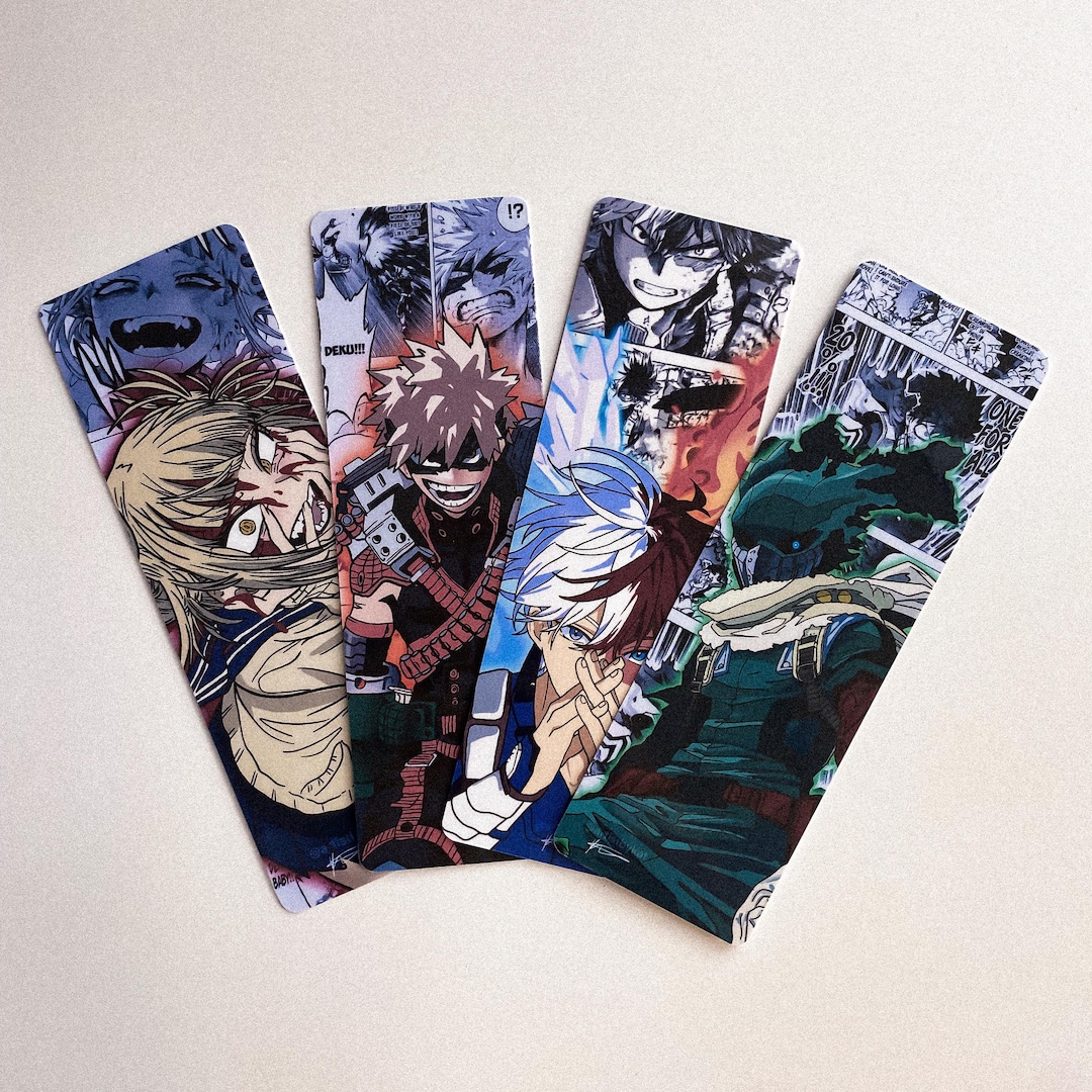 MY HERO ACADEMIA Bookmarks // Anime Bookmark // Manga Bookmark ...