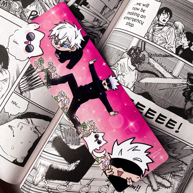 Chibi Gojo Bookmark // Anime Bookmark // Manga Bookmark // Bookmark ...