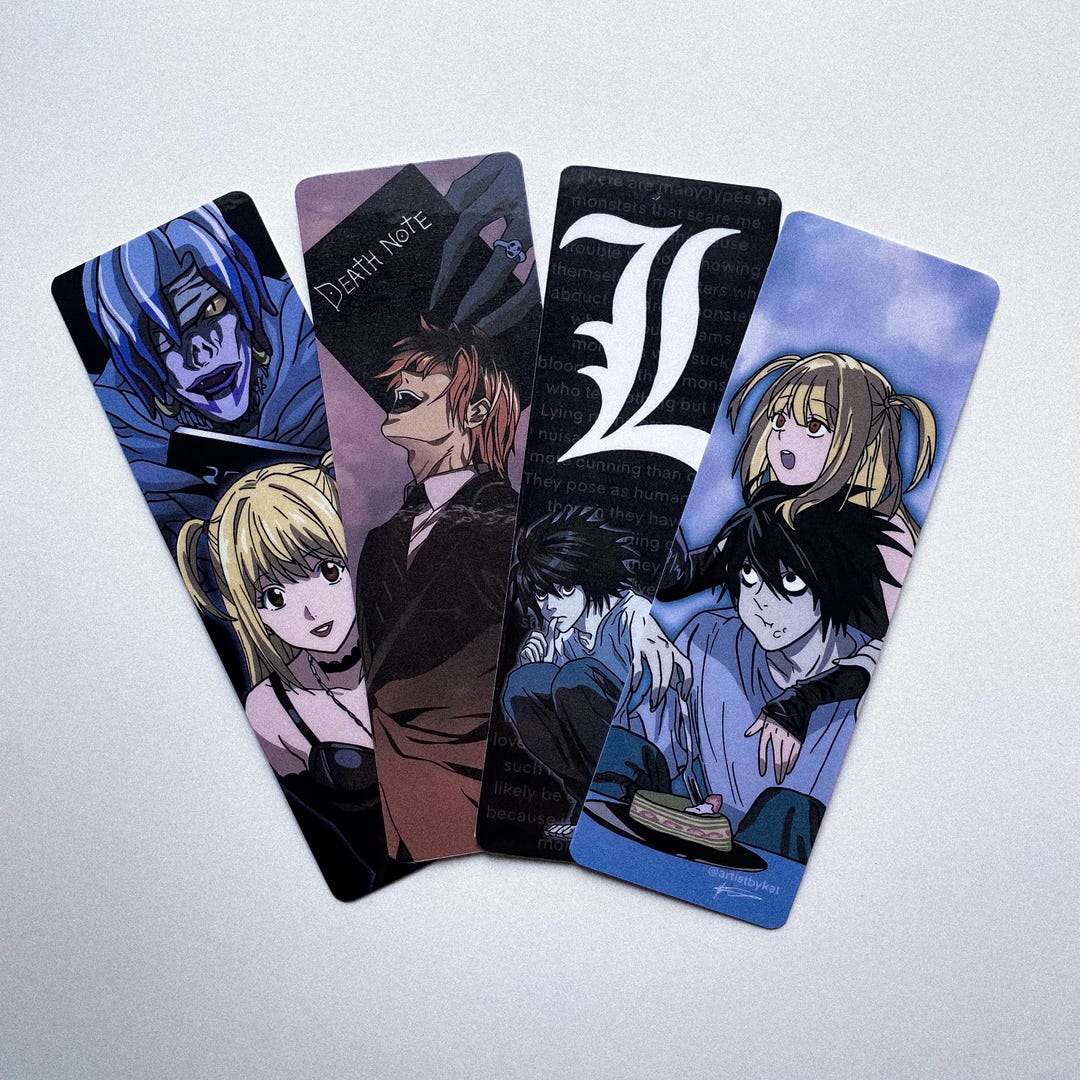 DEATH NOTE Bookmark // Anime Bookmark // Manga Bookmark // Bookmark ...