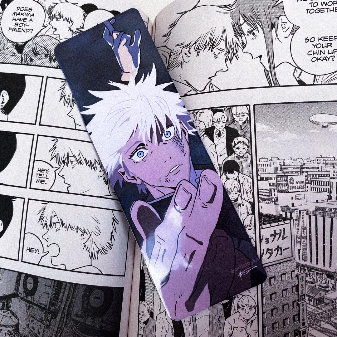 Gojo Bookmark // Anime Bookmark // Manga Bookmark // Bookmark ...