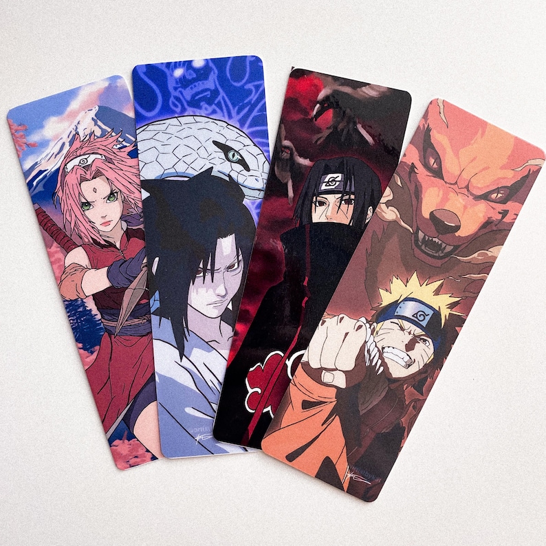 NARUTO Bookmarks // Anime Bookmark // Manga Bookmark // Bookmark ...