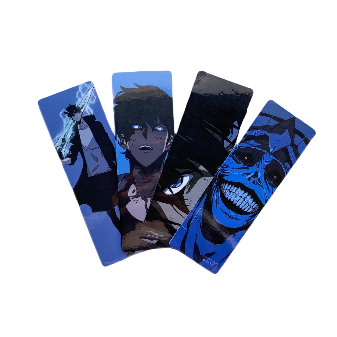 SOLO LEVELING Bookmarks // Anime Bookmark // Manga Bookmark // Bookmark ...