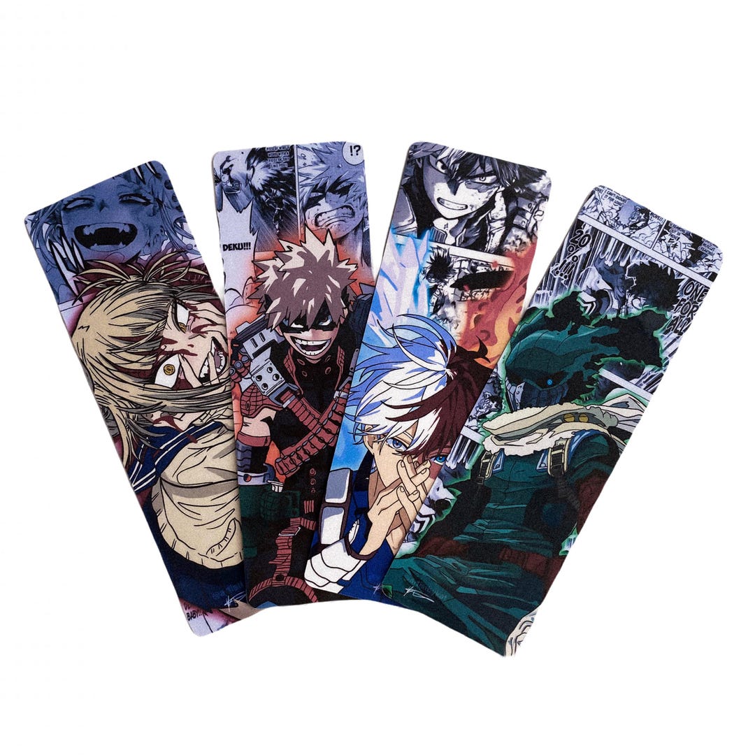 ANIME Inspired Bookmarks // Anime Bookmark // Manga Bookmark ...