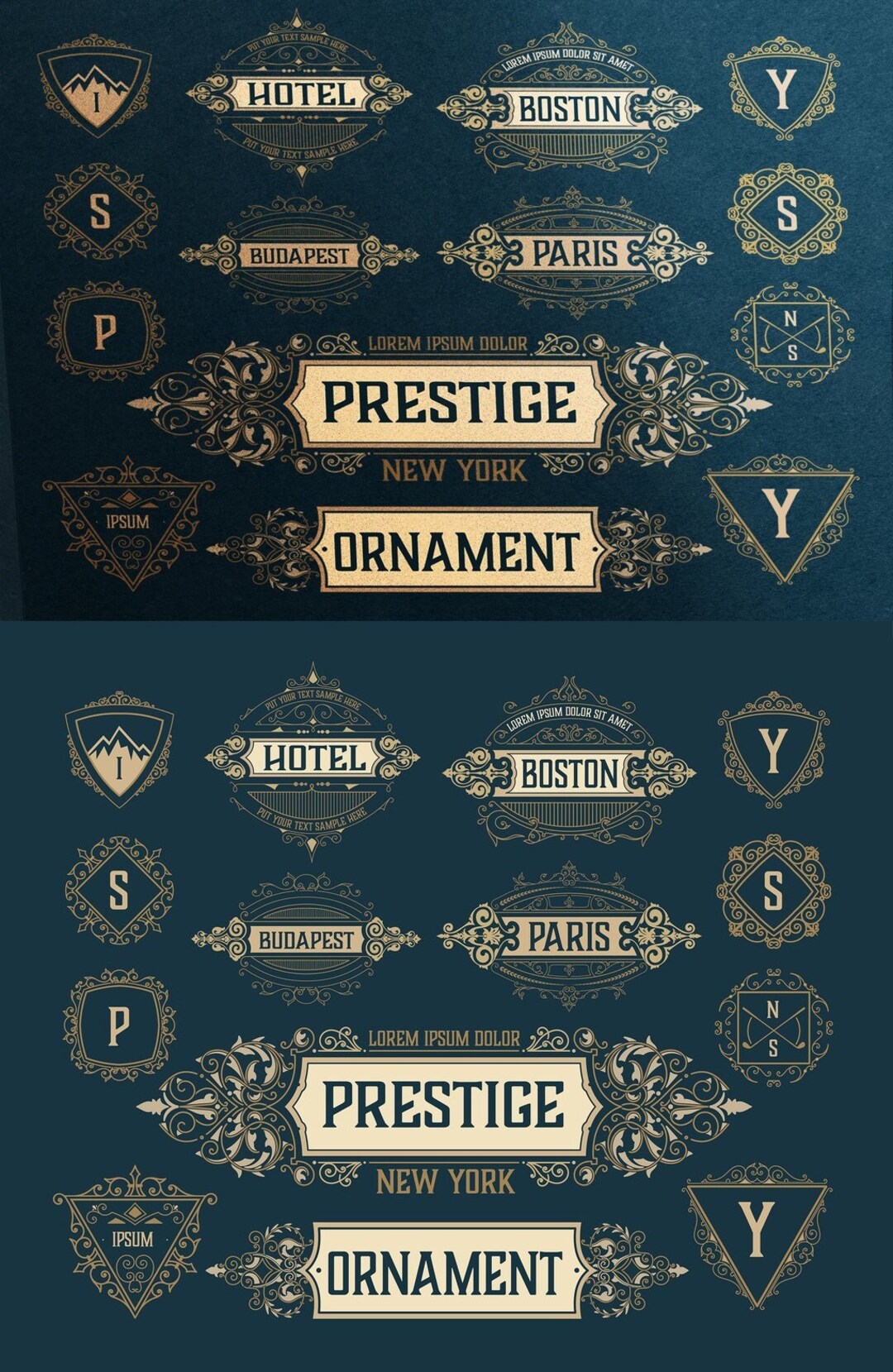 Prestigious Logo Design Template - Etsy