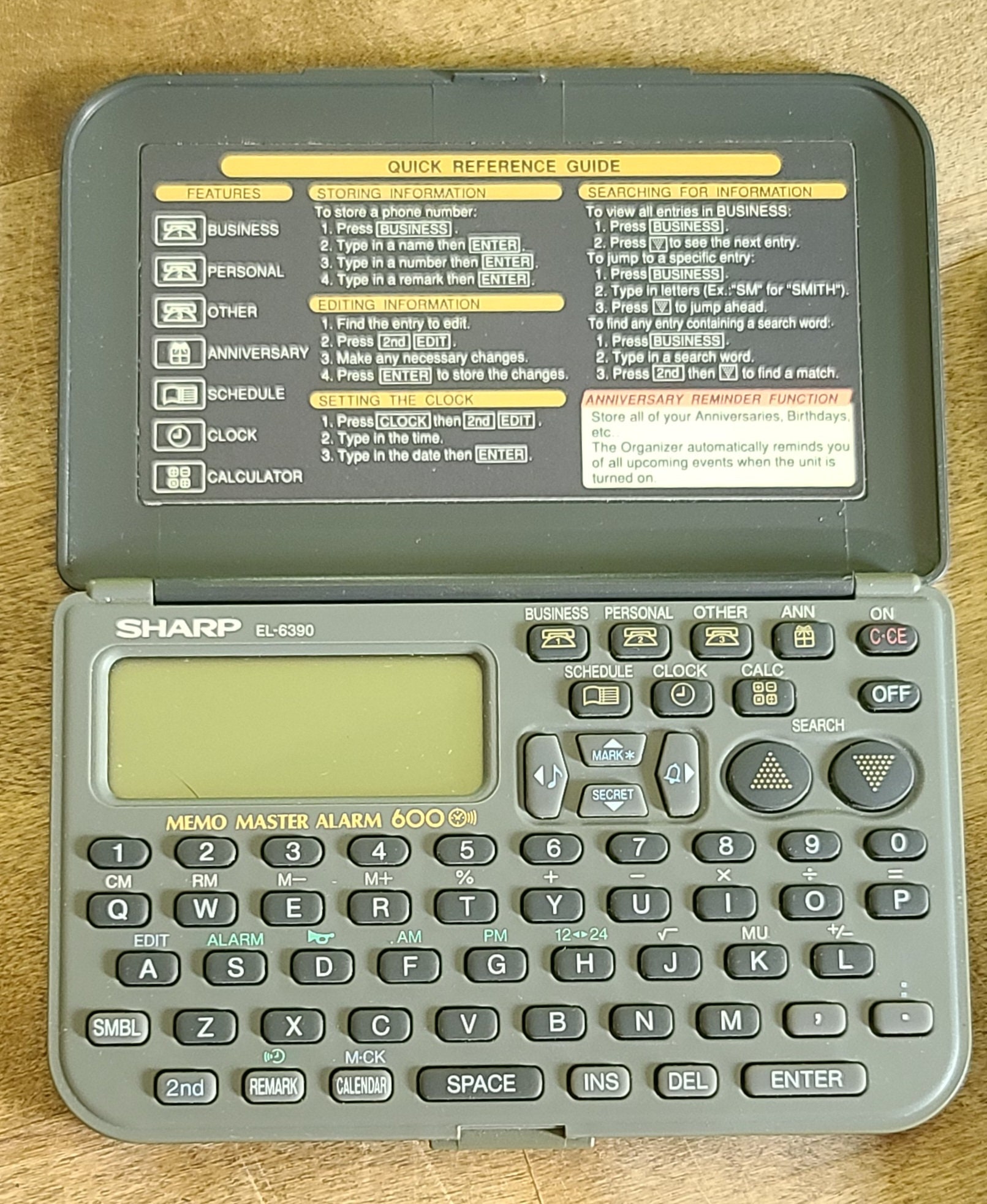 2 Vintage Calculators Digital Organizers Royal & Sharp - Etsy