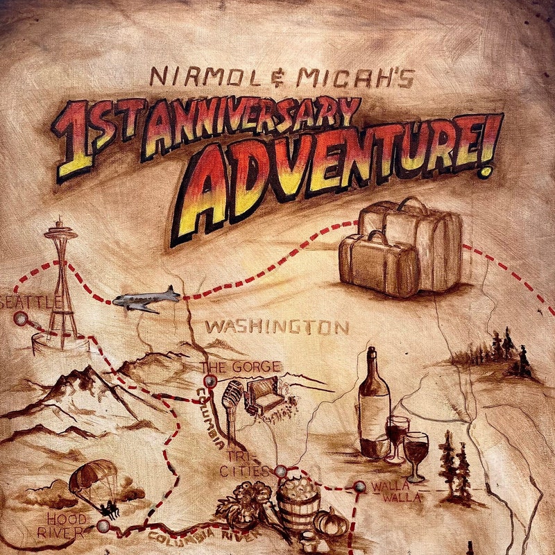 Indiana Jones Map - Etsy