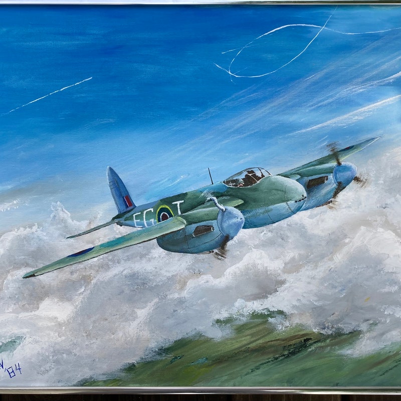 Aircraft Acrylic Painting - Etsy