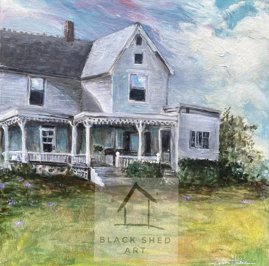 Farmhouse Digital Download, Printable Art, Farm Painting Country Home ...