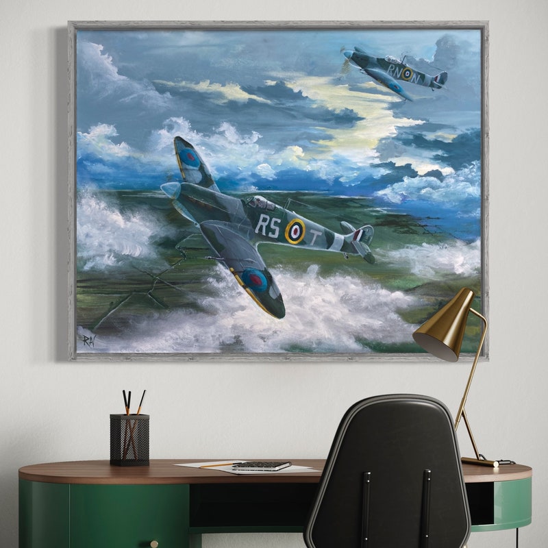 Airplane Painting - Etsy
