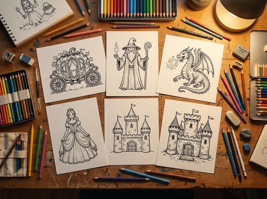 Learn to Draw Fairy Tale Characters, Step by Step Drawing Guide (20 ...