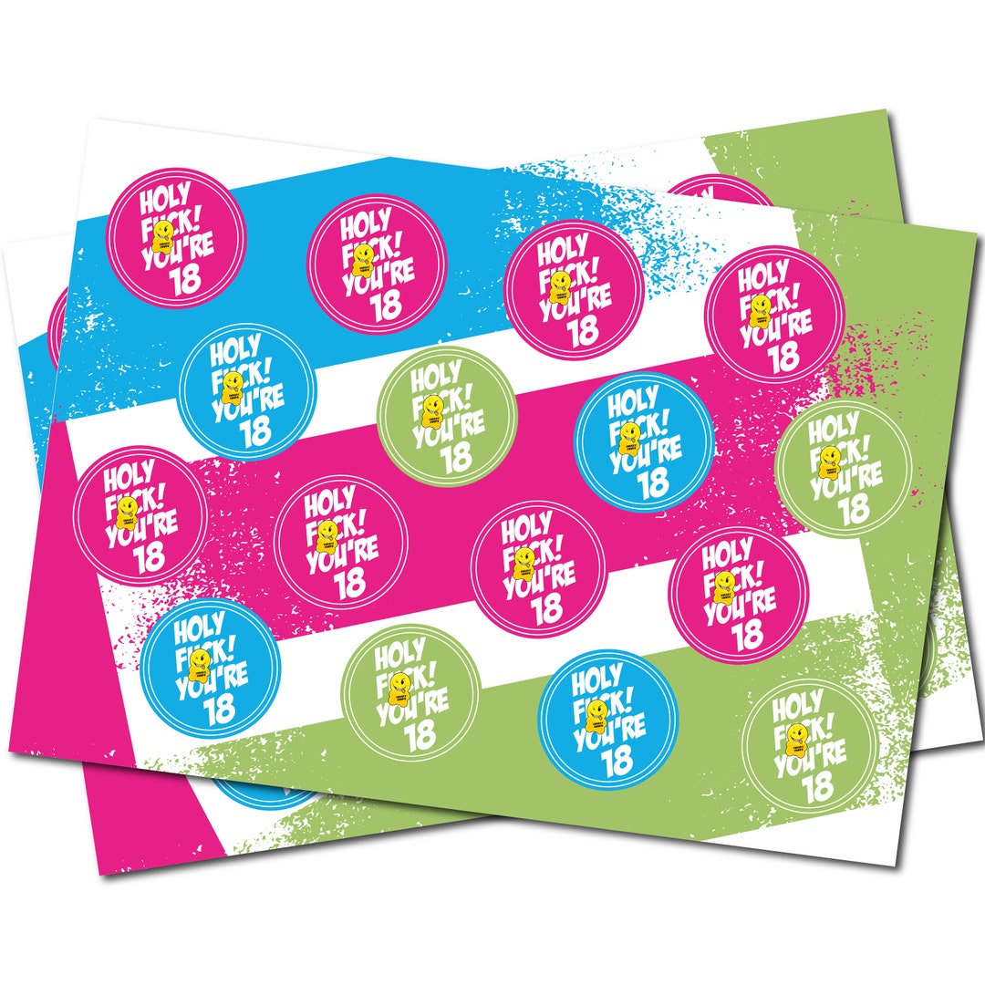 18th Birthday Wrapping Paper Gift Wrap for Men & Women Funny - Etsy UK