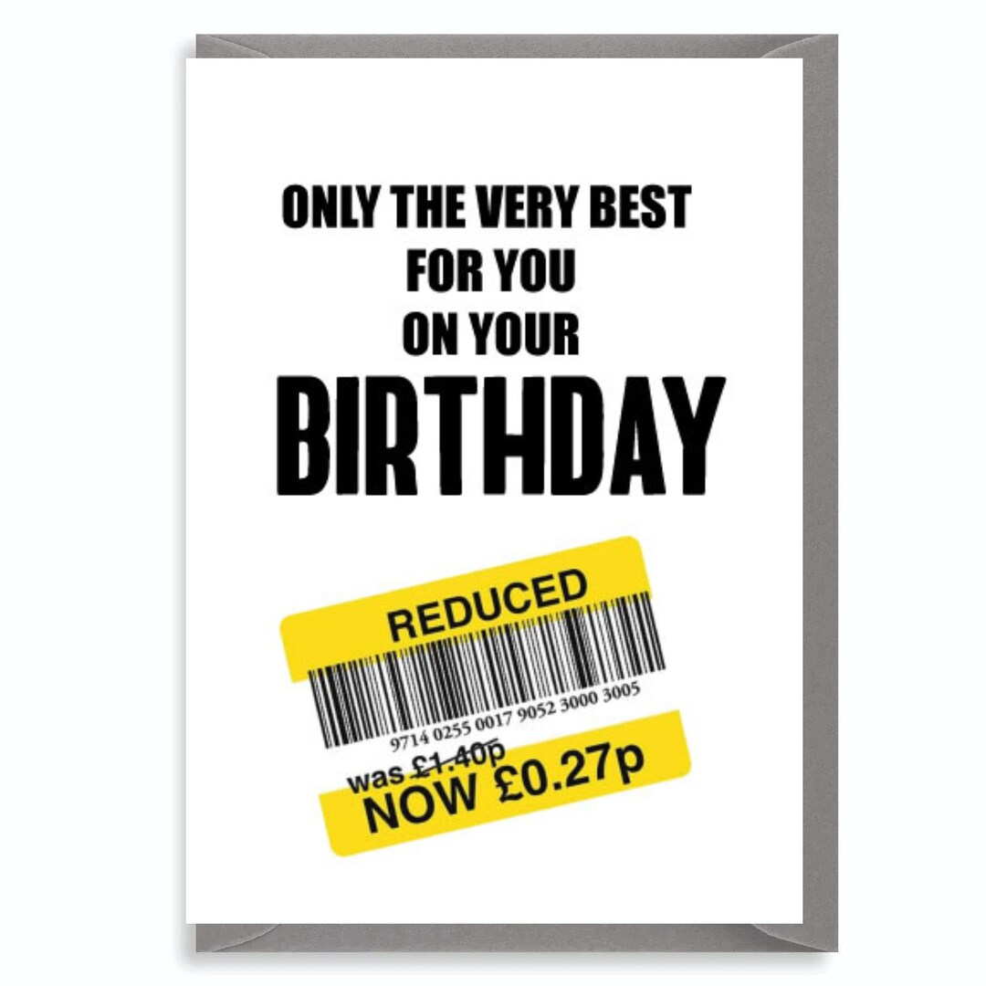 Funny Cards Rude Birthday Card 40th 50th 60th 70th Sister Mum Greeting ...