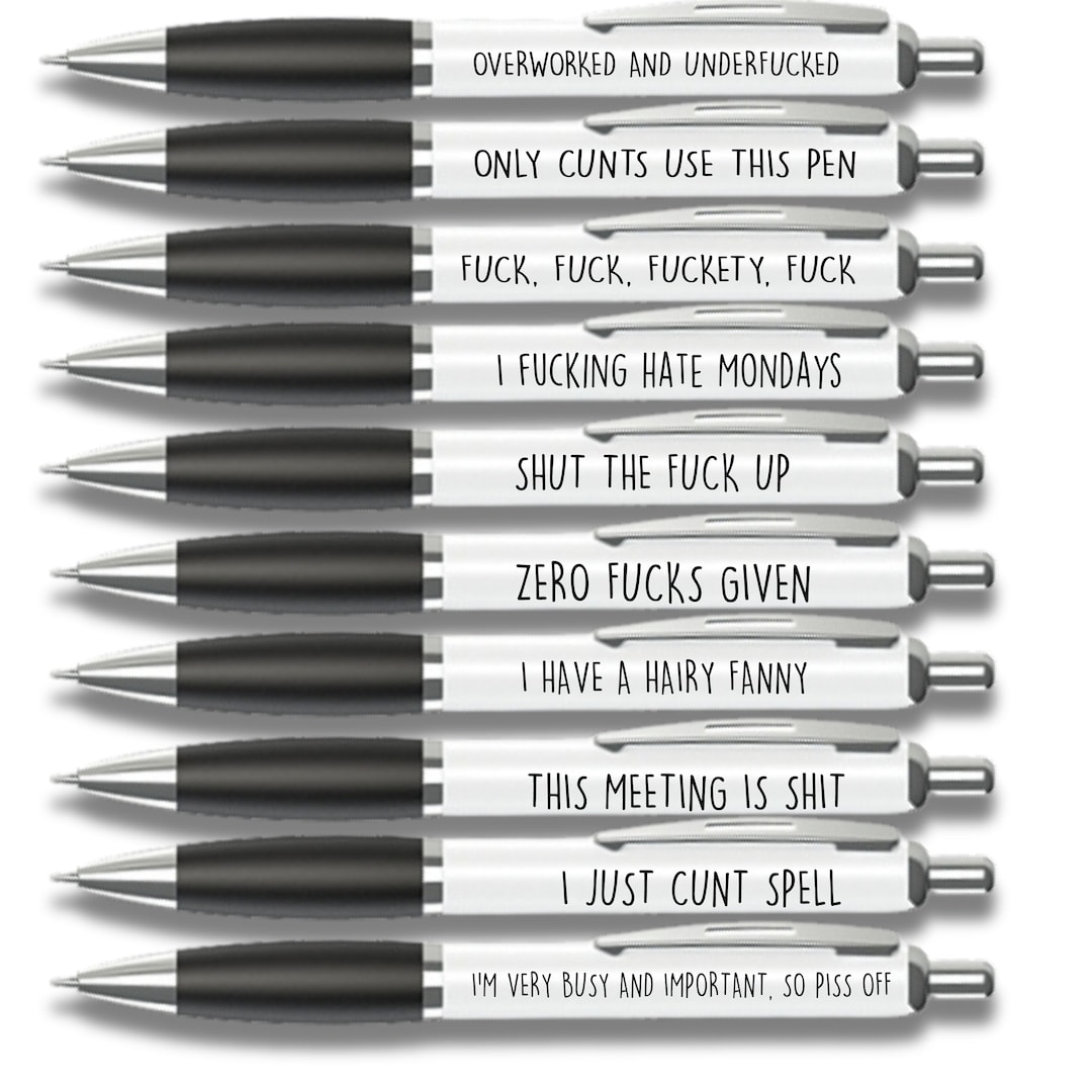 The Pen Pack Funny Pens , Rude Pens, Offensive Pens, Novelty Pens , Pen ...