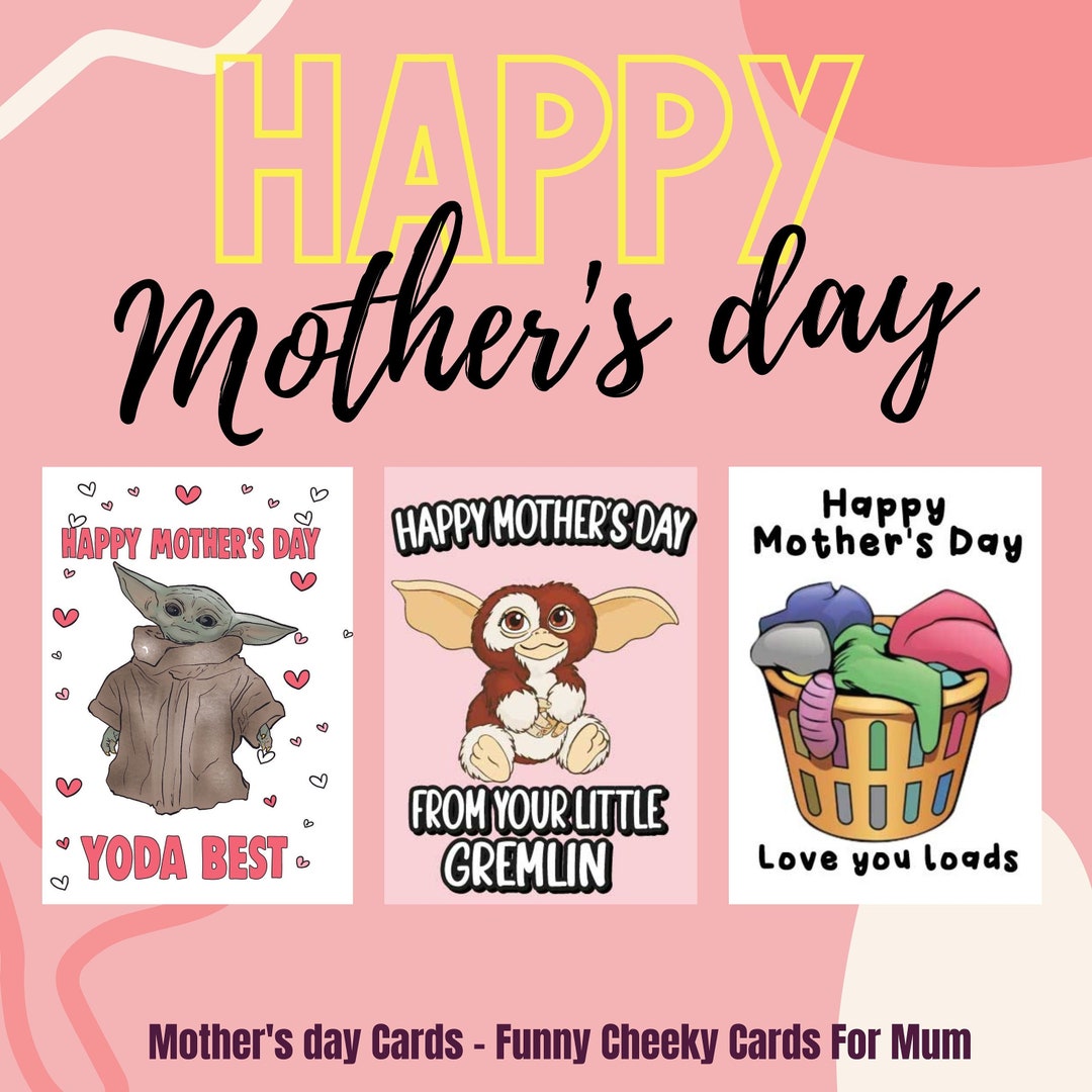 Mother's Day Card Funny Cheeky Card for Mum, Mother, Mummy 07 - Etsy