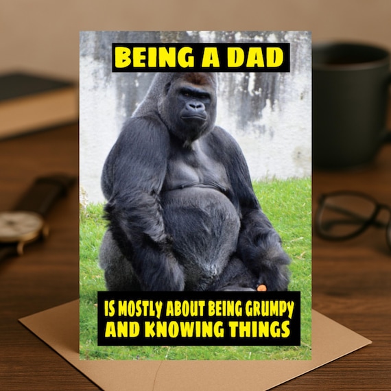 Grumpy Gorilla Meme