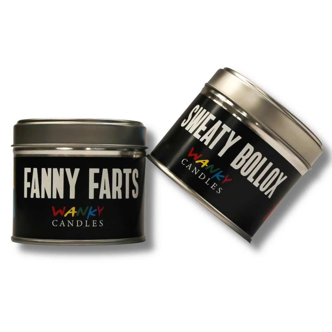 Wanky Candle, Rude Candle for Her, Vanilla Scented Tin Candle, Double ...
