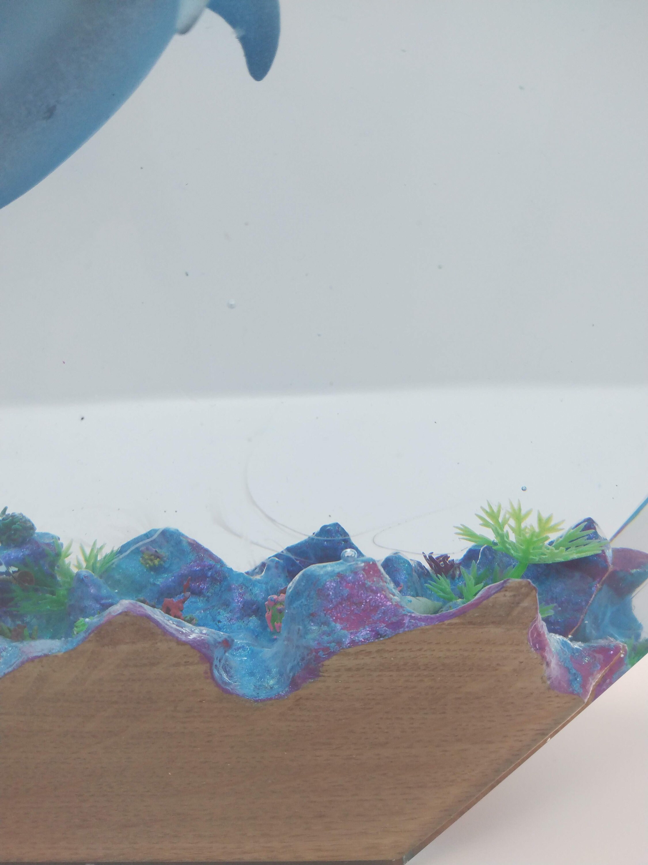 Epoxy Resin Dolphin Art Piece, Desk Decor, Home Decor, Resin Art ...